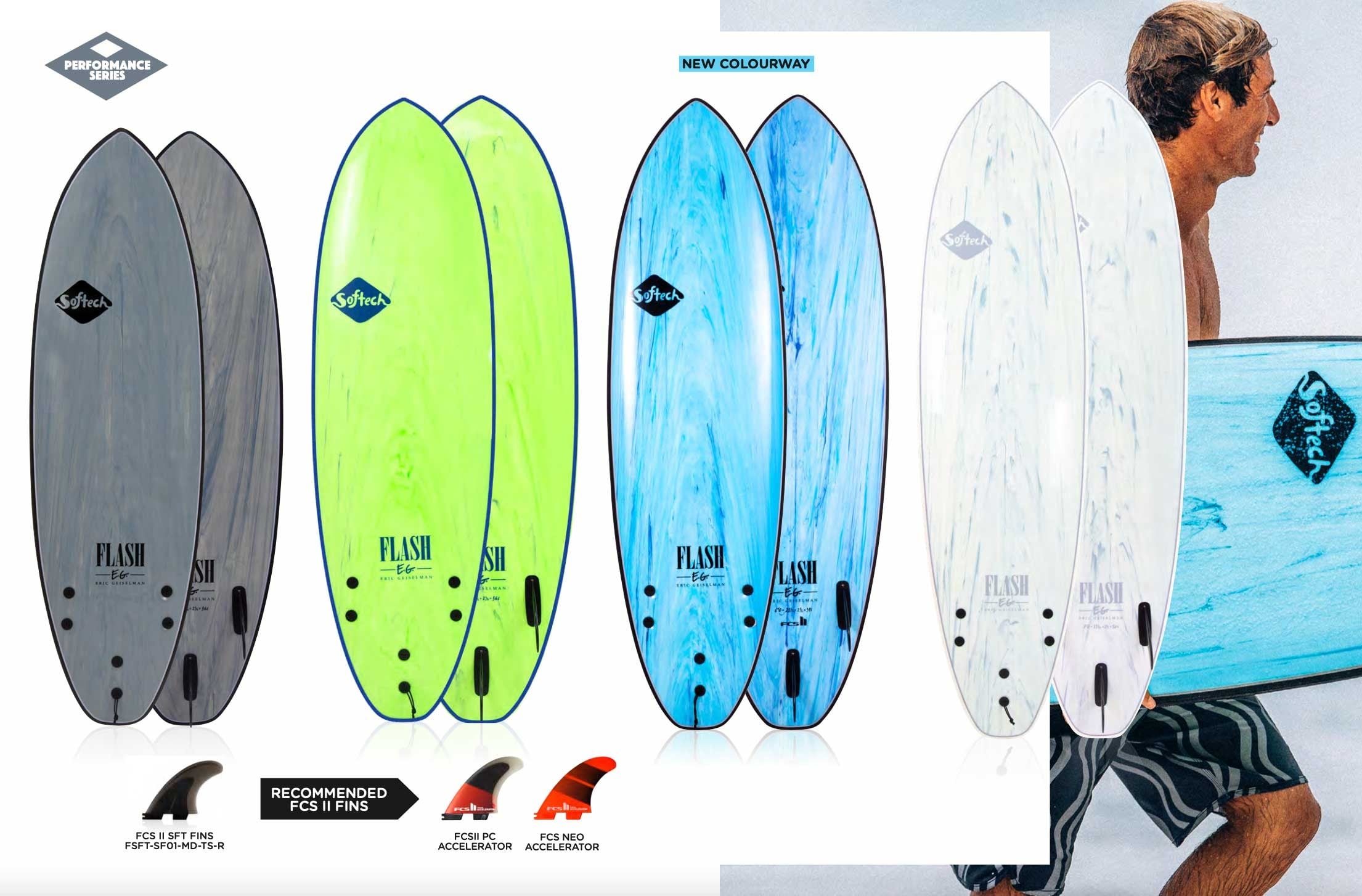 Planche de surf Softech Flash Eric Geiselman
