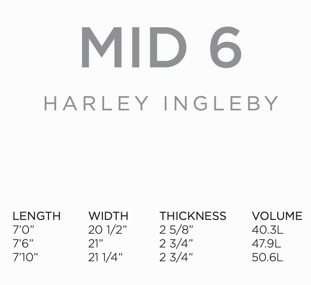 Tabla de surf Firewire Thunderbolt Mid 6