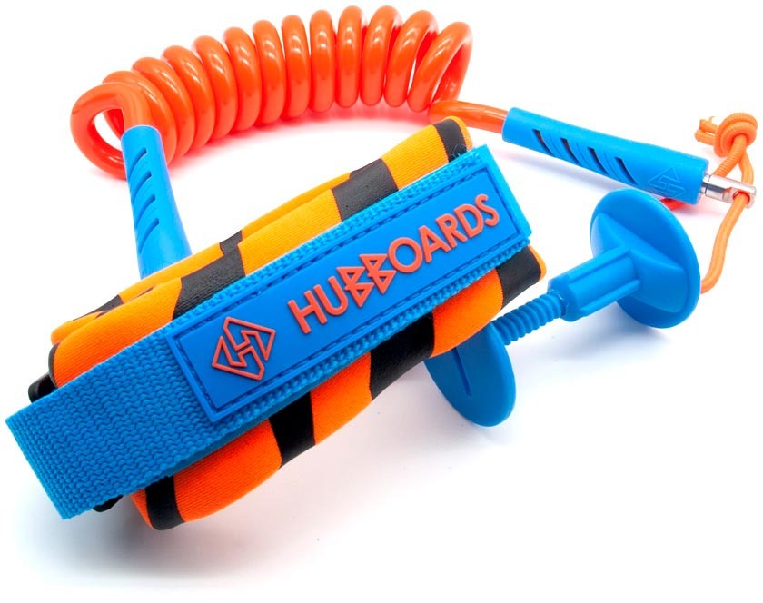 Leash bodyboard Hubboards biceps Orange/Cyan