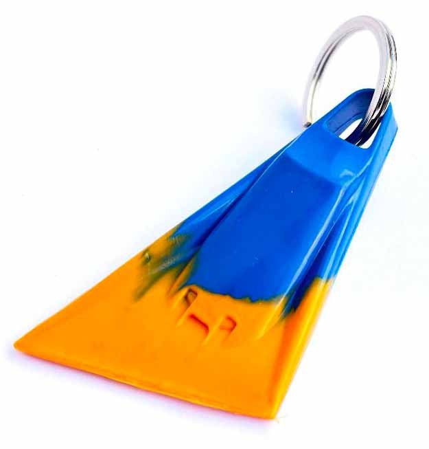 Bodyboard fin keychain