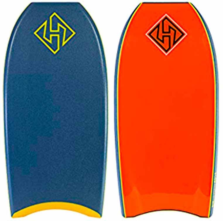 Tabla de bodyboard Hubboards Dubb PP Pro ISS Deep Sea/Orange