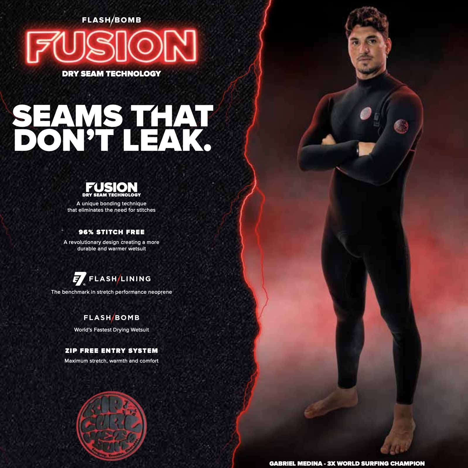 Muta Rip Curl Flash-Bomb Fusion 4/3mm