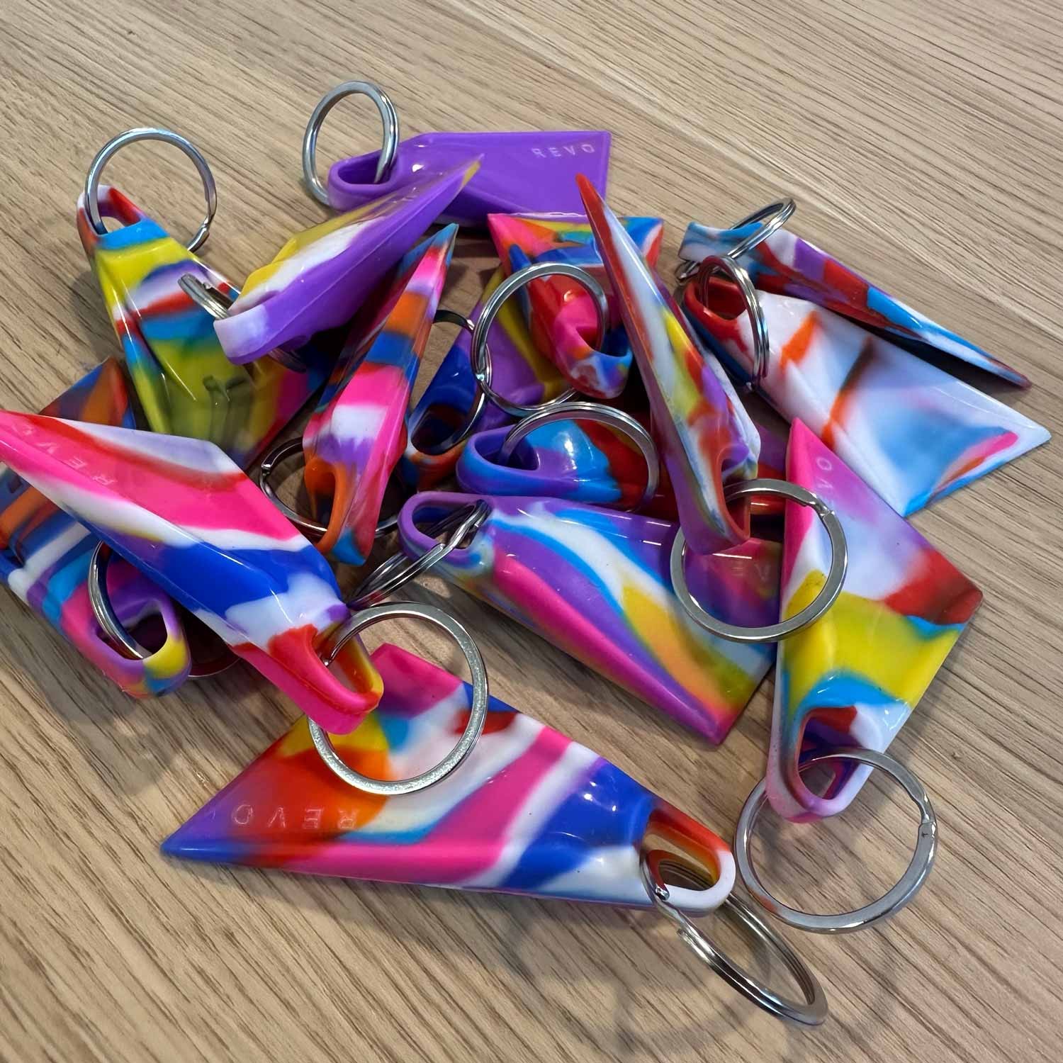 Bodyboard fin keychain