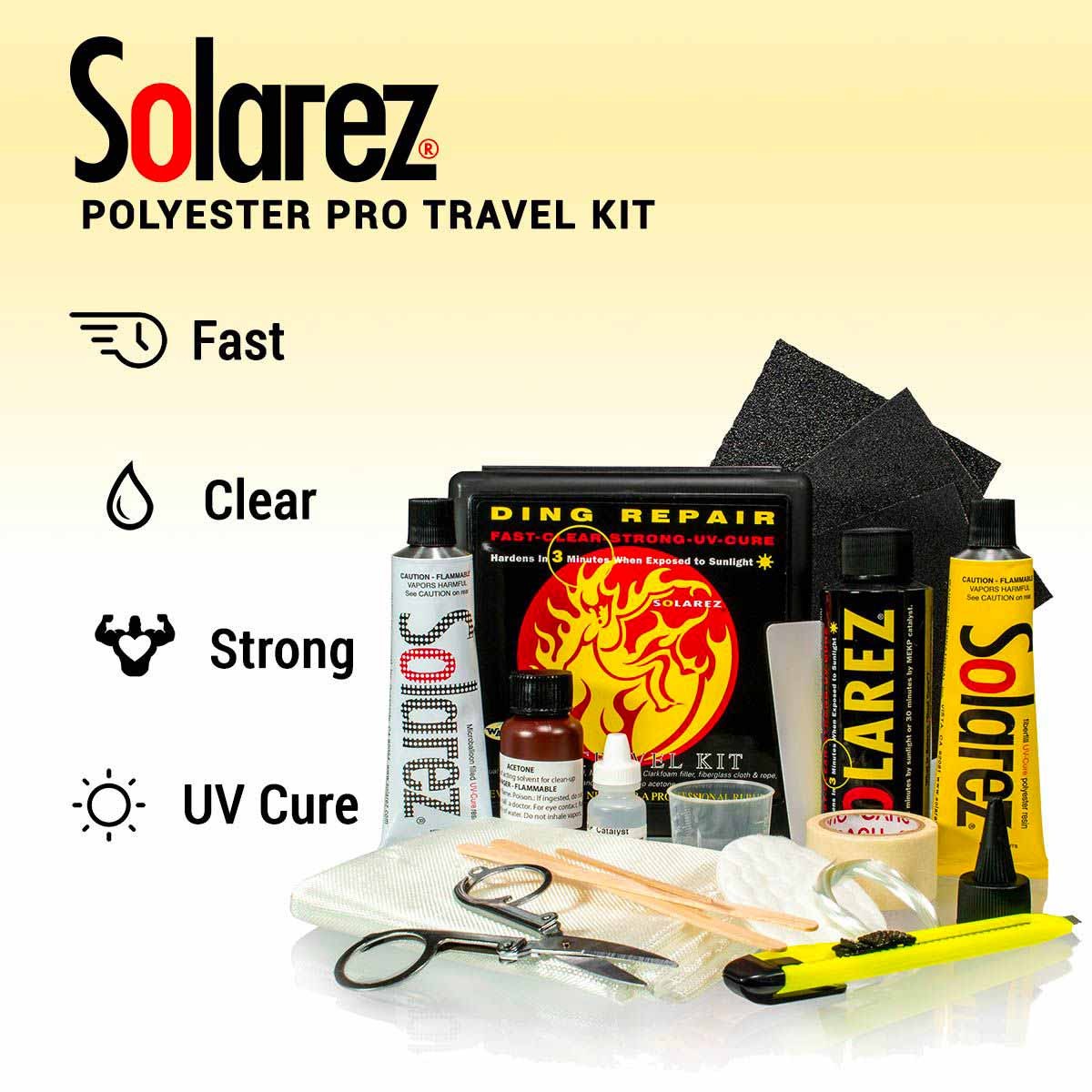 Kit de reparación Solarez Pro travel Poliester