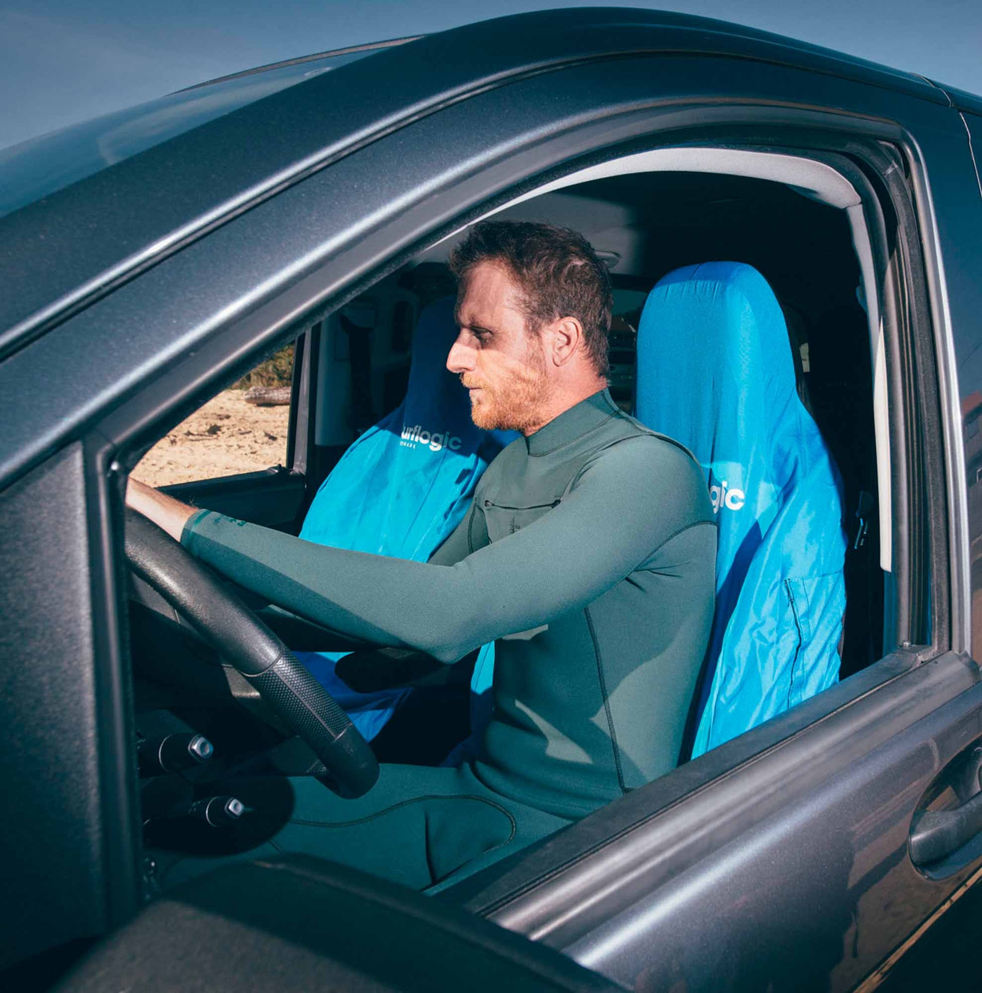 Funda para asientos de coche SurfLogic Cyan