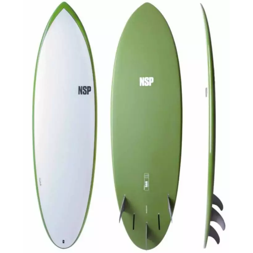 Surfboard NSP Hybrid Element Olive