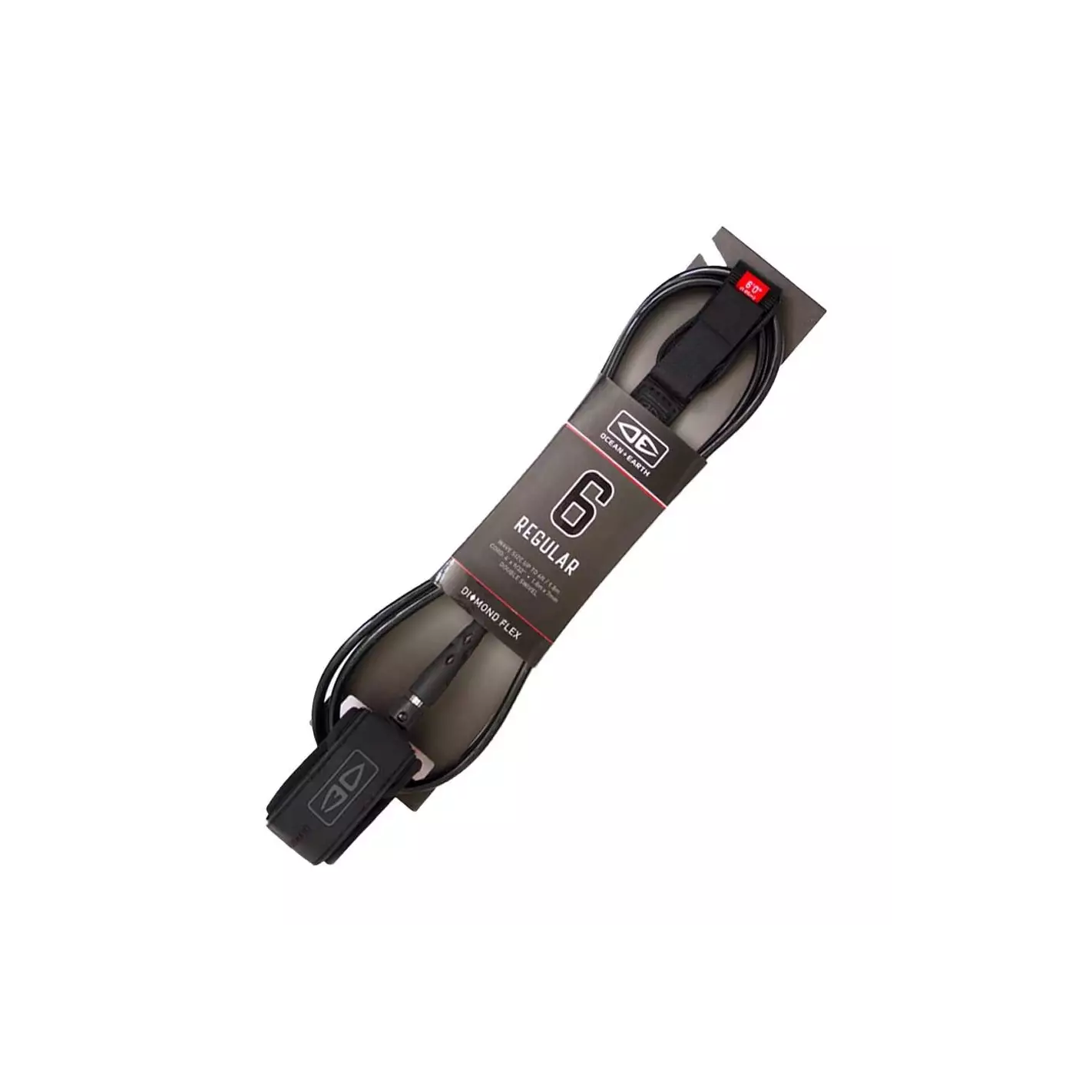 Ocean & Earth Regular Diamond Flex Leash Black