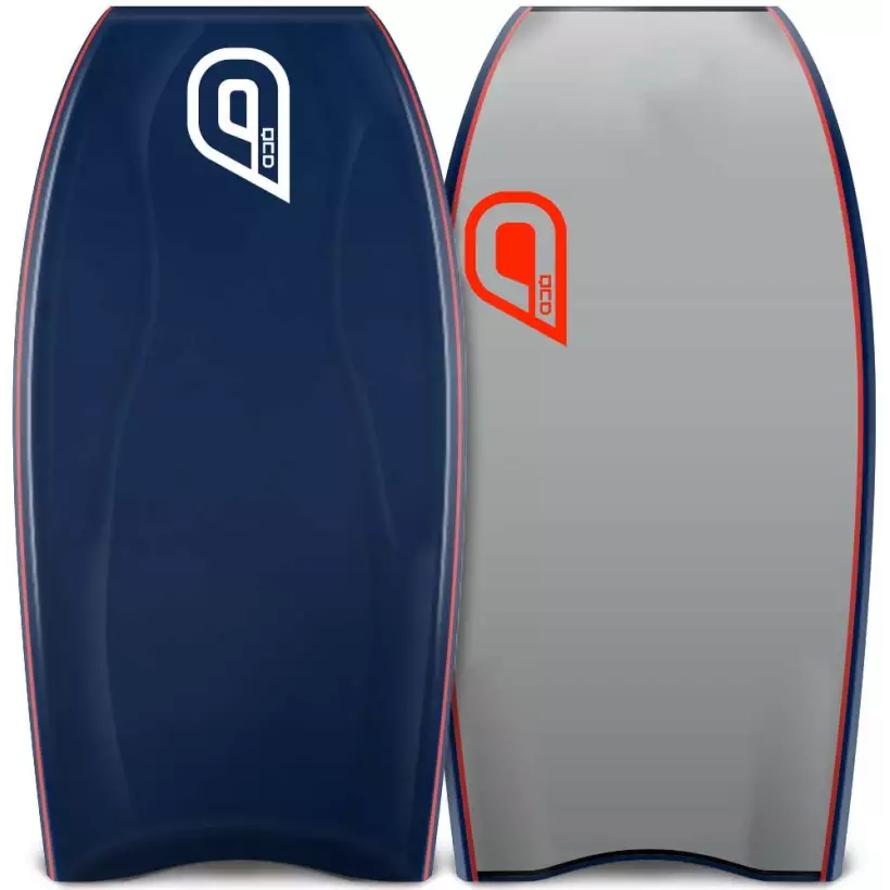 Planche de bodyboard QCD Drive Kinetic PP Contour Mid Blue/Metal Grey