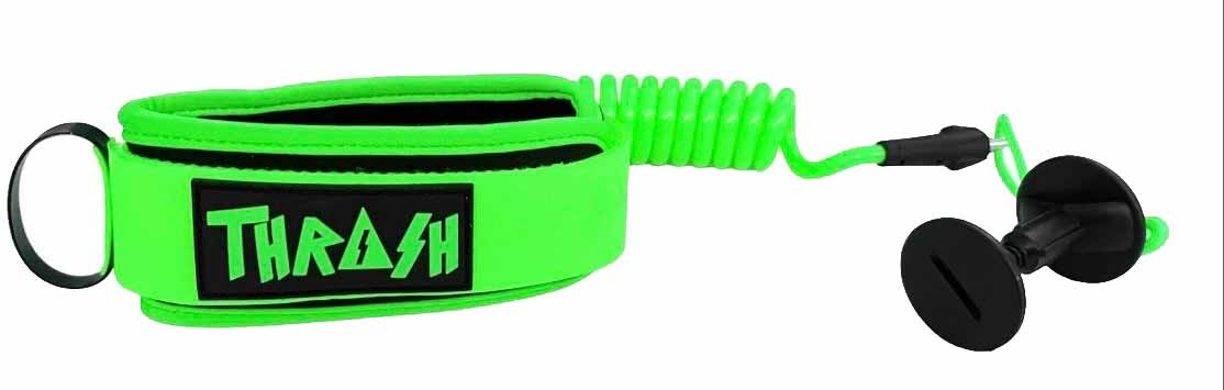Bodyboard leash Thrash Biceps V-Grip Fluro Green