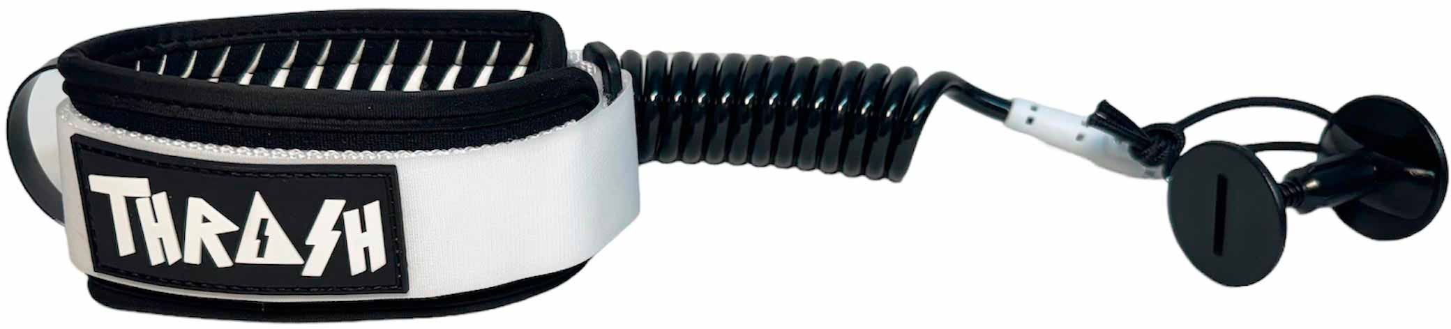 Bodyboard leash Thrash Biceps V-Grip Black And White