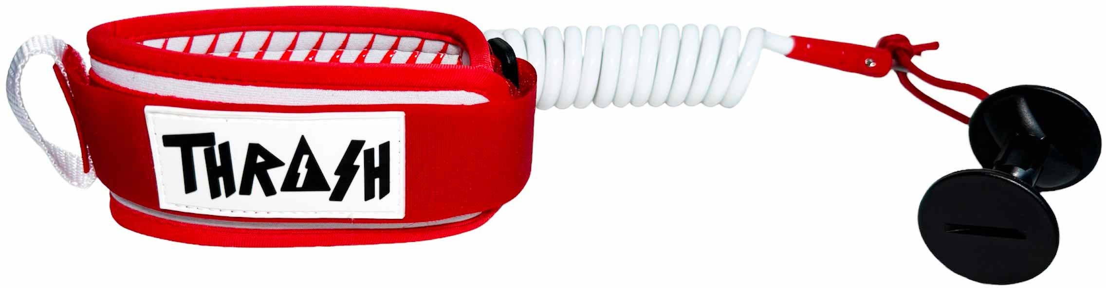 Bodyboard leash Thrash Biceps V-Grip Red/White