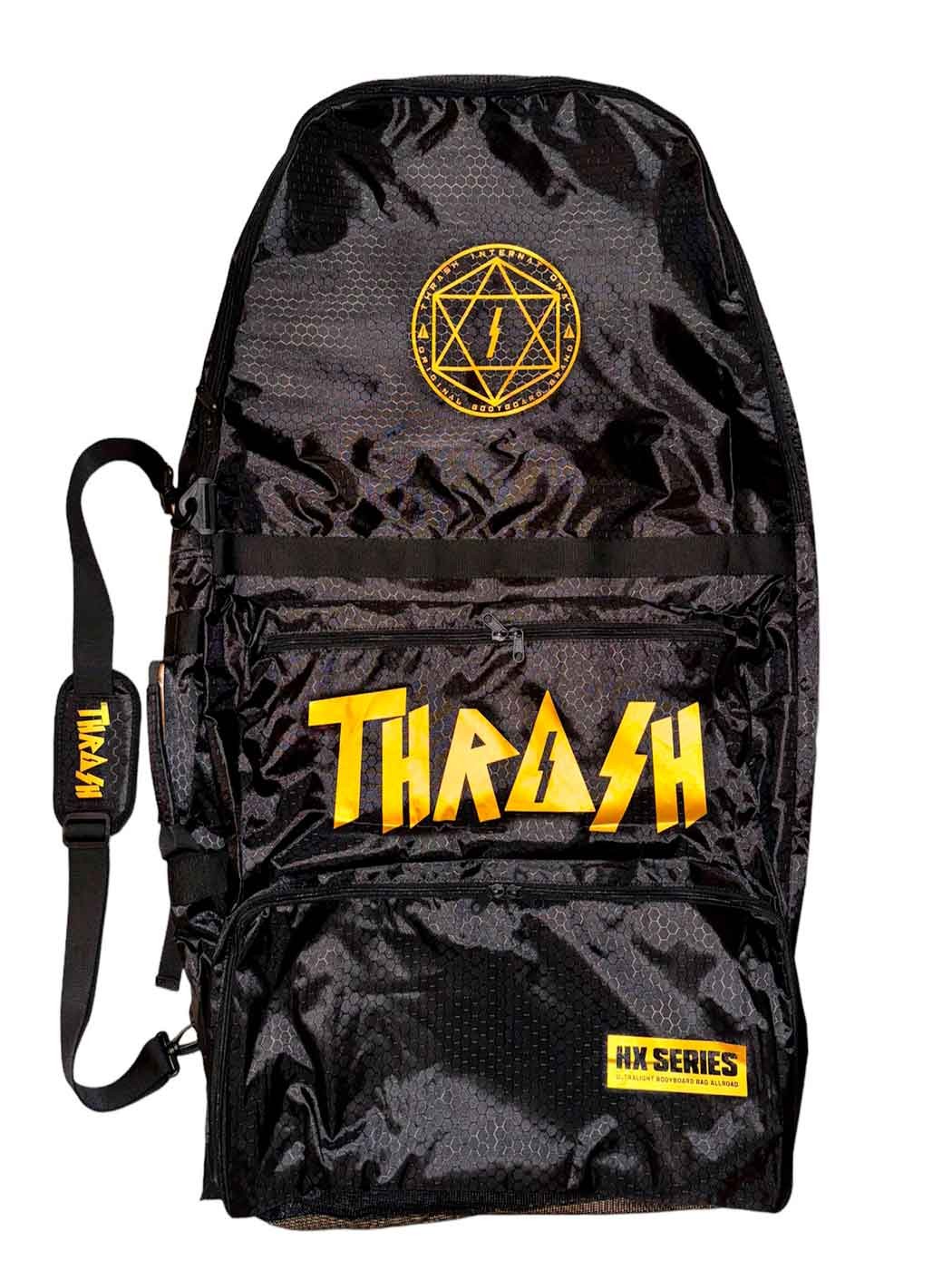 Thrash Ultralight Daily HX series bodyboard cover Black/Gold
