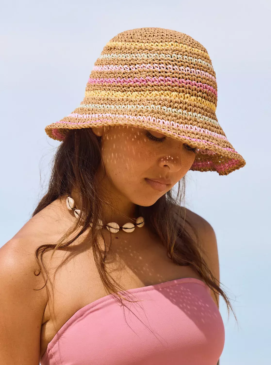 Gorro Roxy Candied Peach Natural