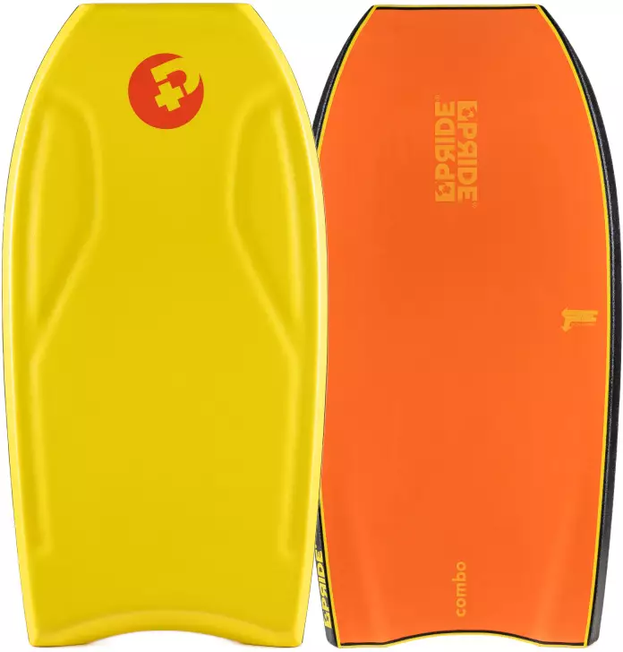 Bodyboard Pride Combo PE HD Recycled Yellow/ Orange