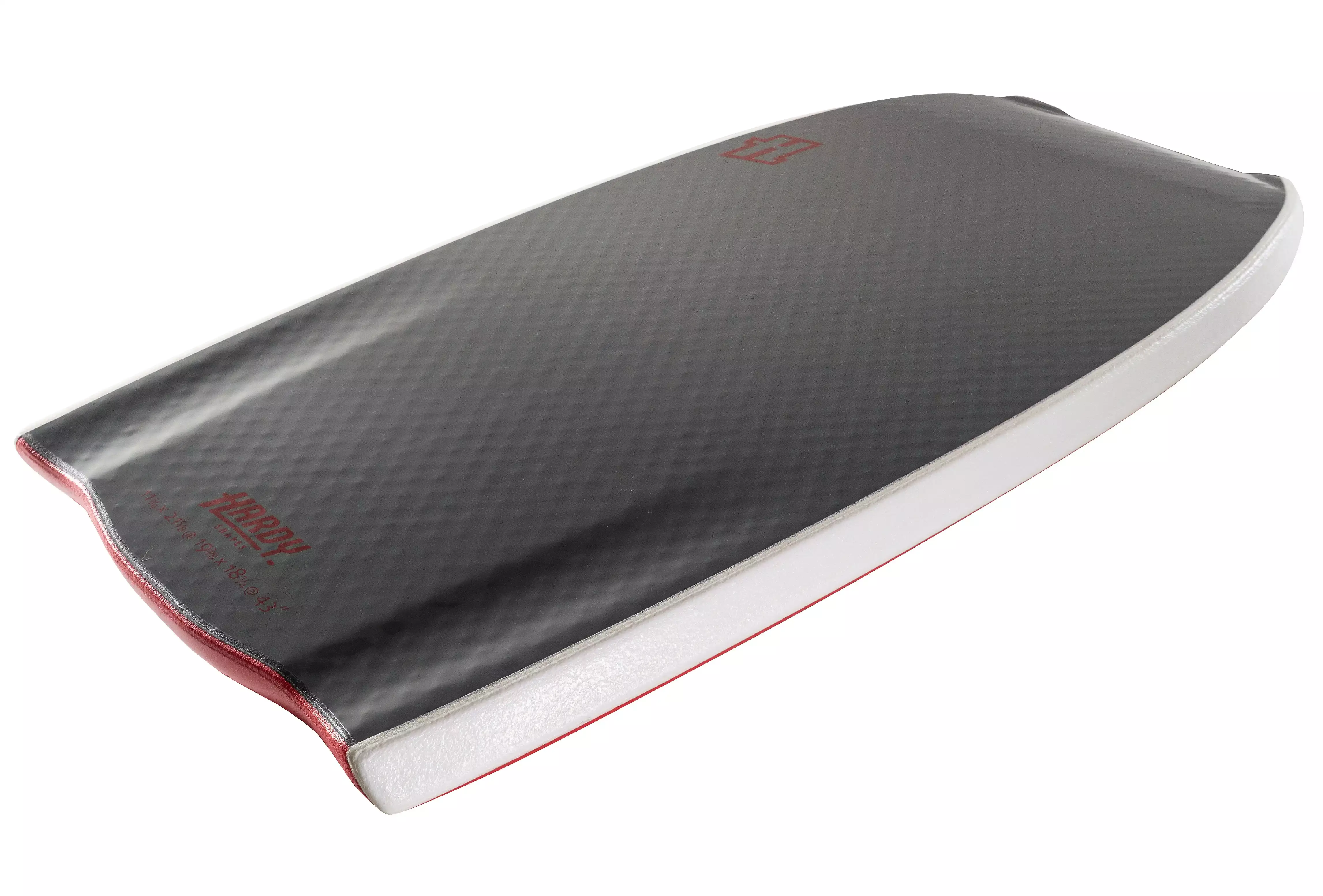 Bodyboard Hardy Shapes Ryan Hardy Pro Kinetic PP Bat Tail Red/Grey