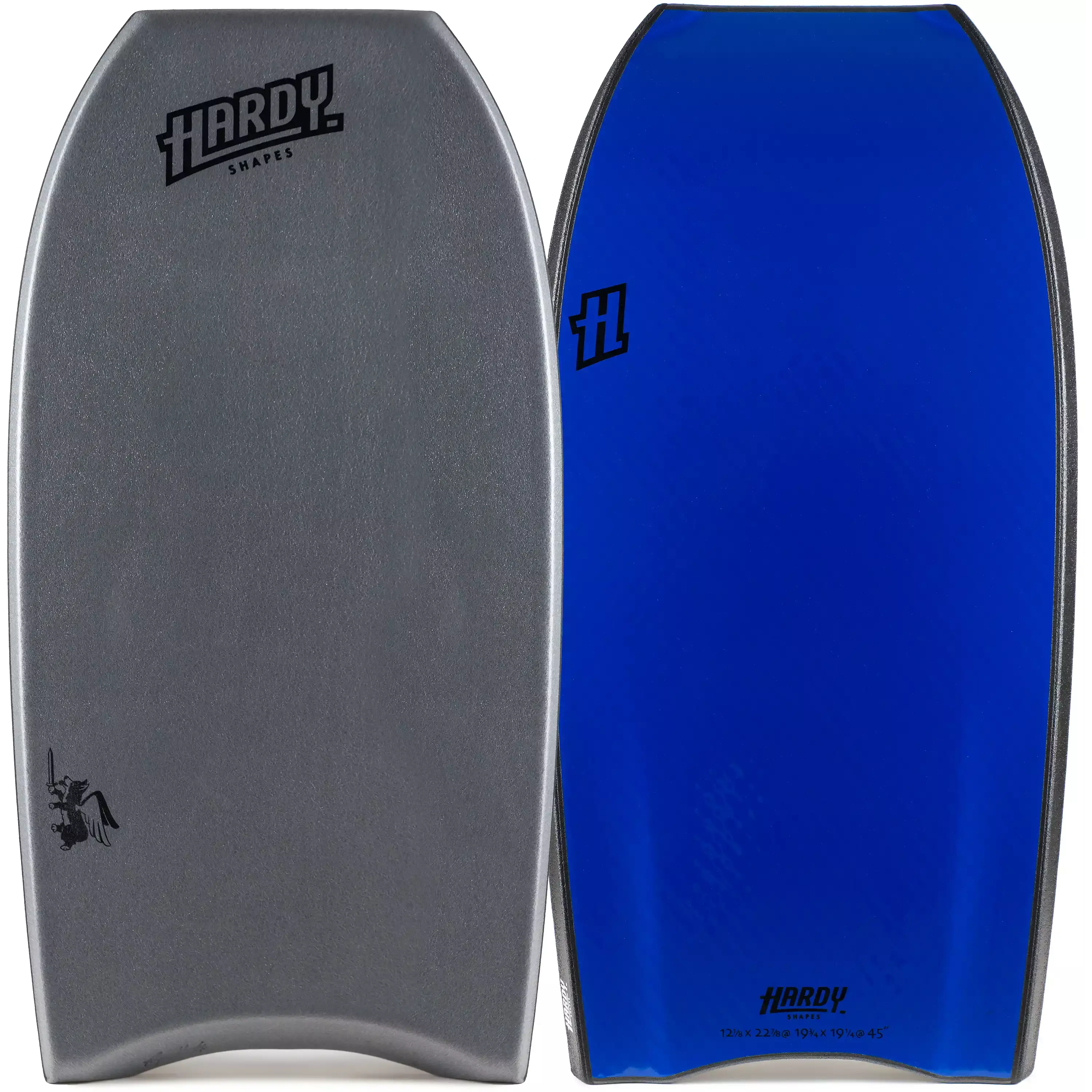 Bodyboard Hardy Shapes Corgie PP Volume + Grey/Electric Blue