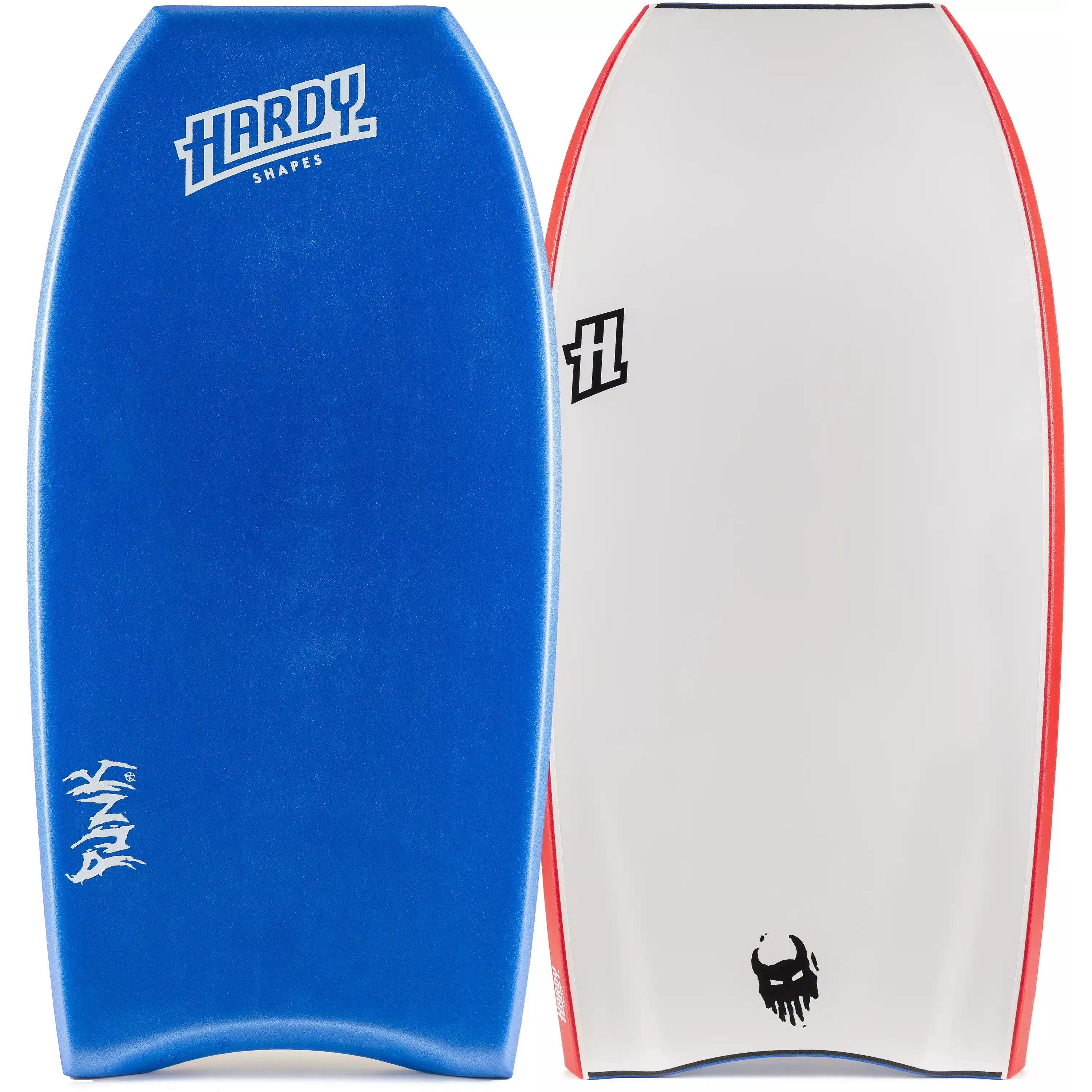 Bodyboard Hardy Shapes Charger Punk PE Double Stringer Royal Blue/W...