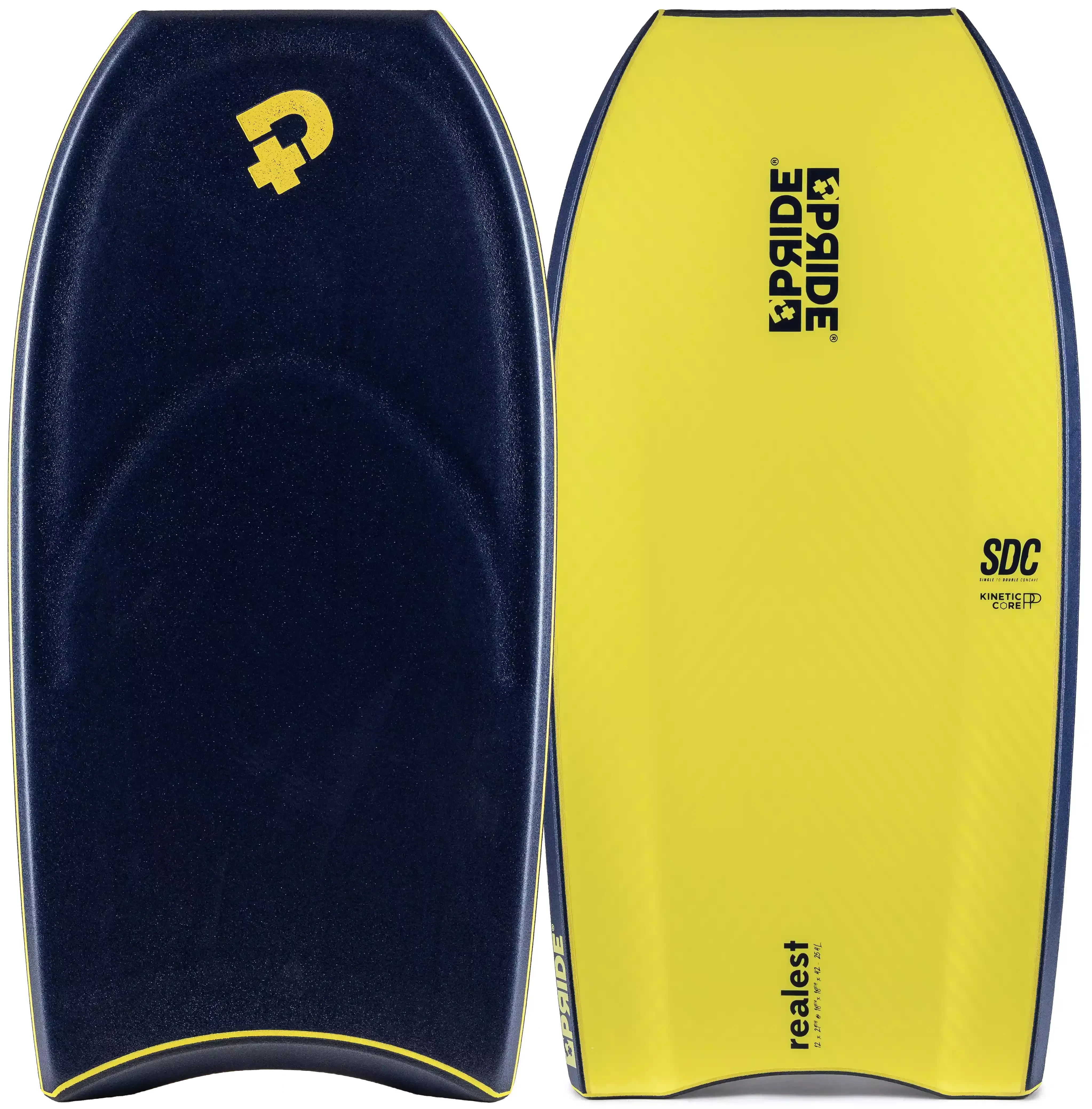 Bodyboard Pride Realest PP SDC Midnight Blue/Fluro Yellow